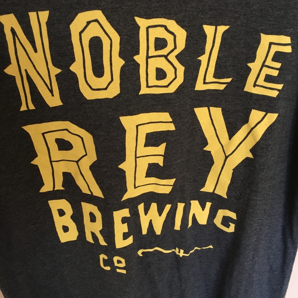 Noble Rey Brewing Beer Tee Shirt Micro Brew - Gem